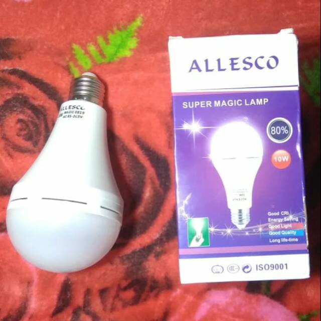 Jual Bohlam emergency allesco lampu magic 10 watt | Shopee Indonesia