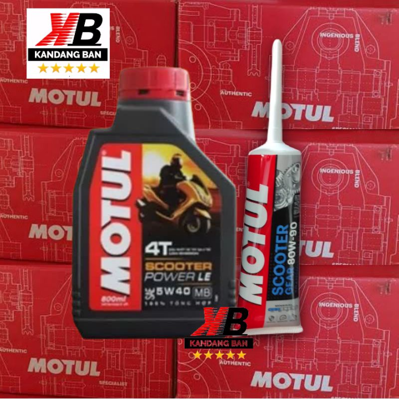 Jual TERMURAH..! Paket oli asli MOTUL matic 800 ML + oli gear/gardan ...