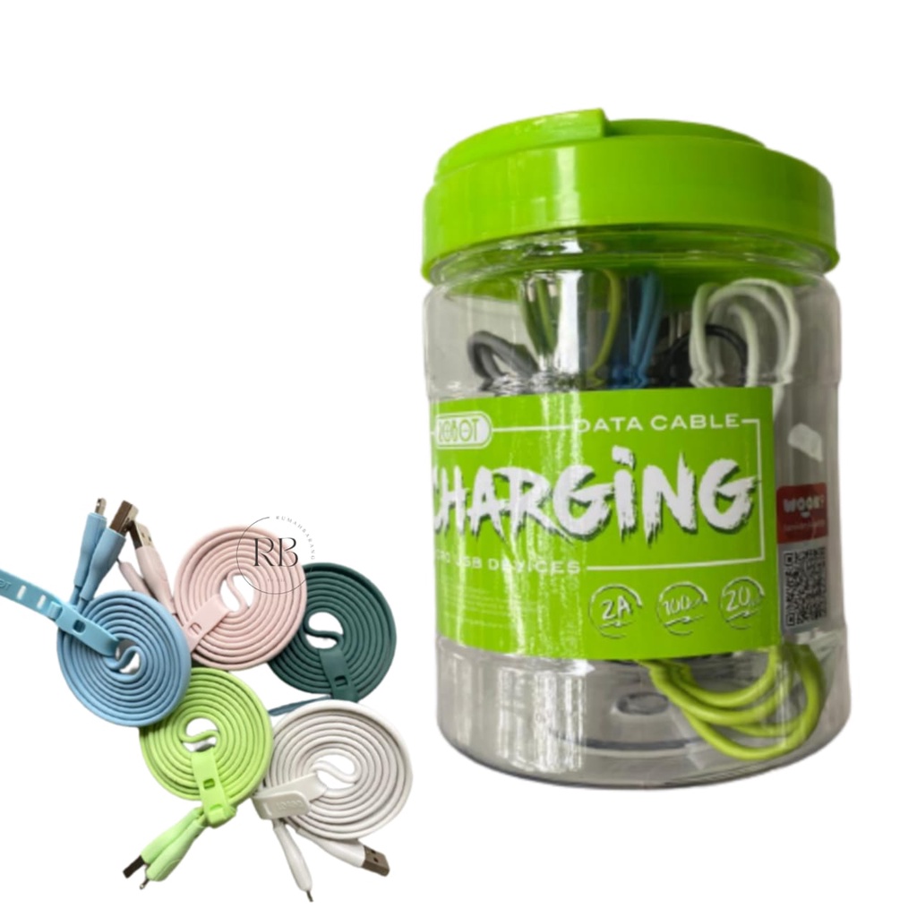 Jual Kabel data micro USB RGM100 kabel charger type C RGC100 kabel data ...