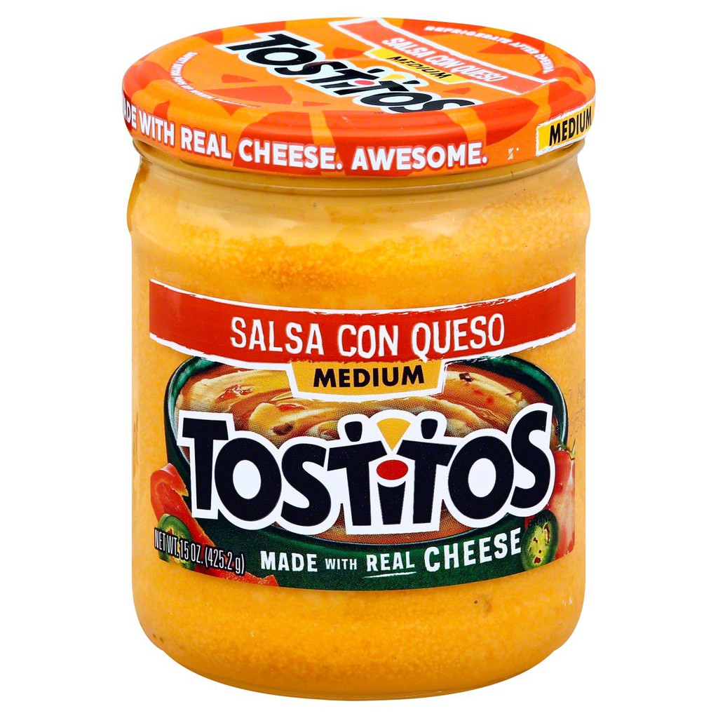 Jual Tostitos Salsa Con Queso Medium Dip with Real Cheese 425.2gr ...