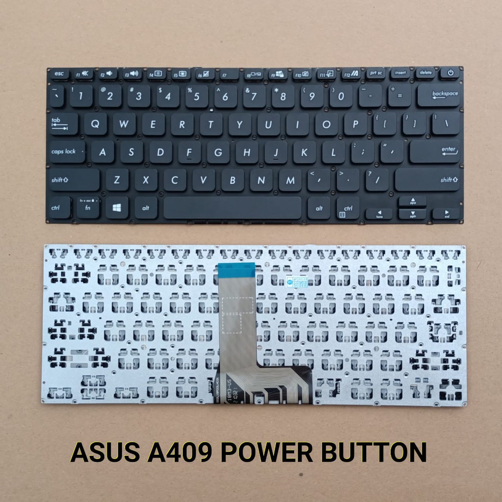 Jual KEYBOARD LAPTOP ASUS A409 X409 A409F A409U A409M A409FA | Shopee ...