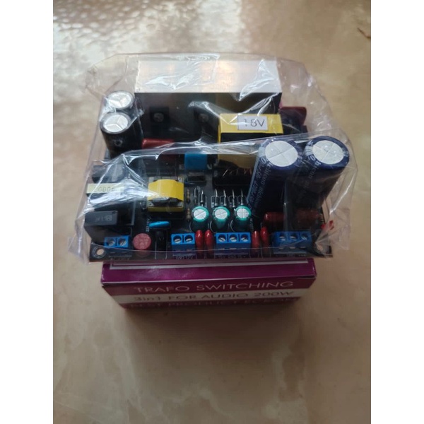 Jual SMPS TRAFO SWITCHING 10A CT 18V 200WATT EXTRA 1.5A CT15&0-12V | Shopee Indonesia