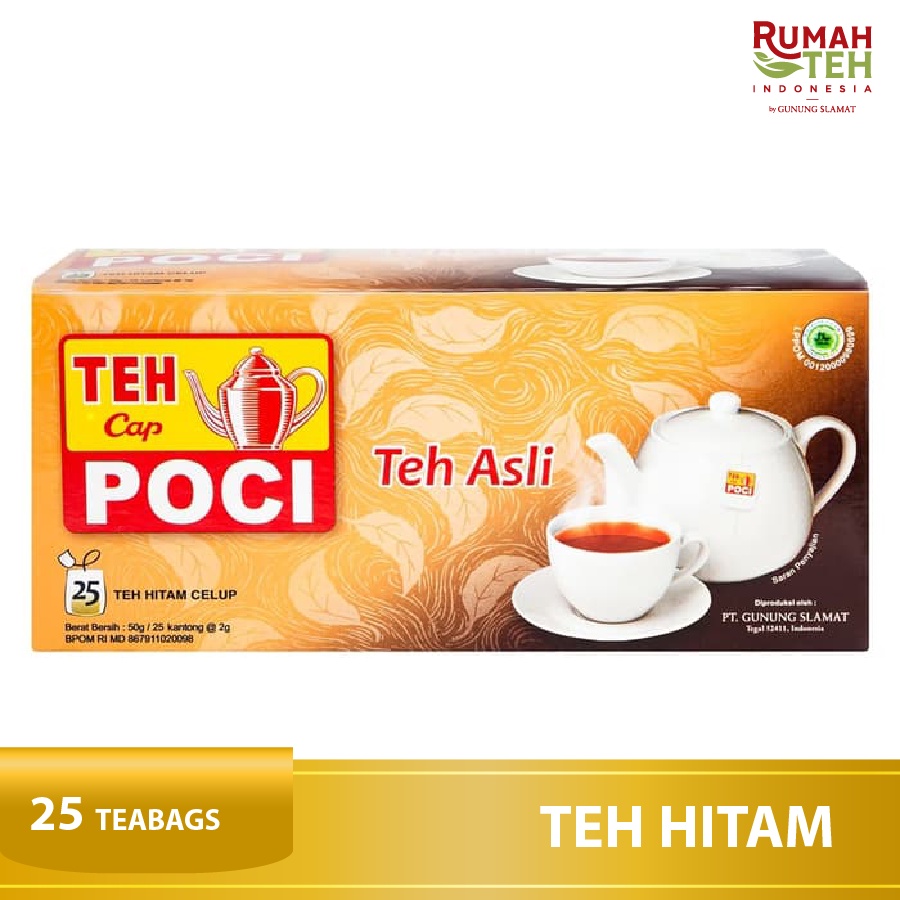 Jual Teh Celup Cap Poci Wangi Teh Asli 25 Bags - Teh Poci - Tea Bag ...