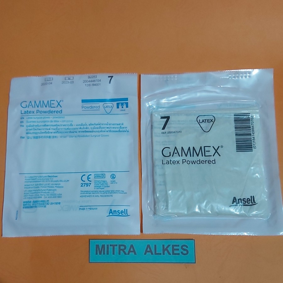 Jual Gammex Latex Powdered. Hand Scoon STERILE Gammex Ansell. Sarung ...