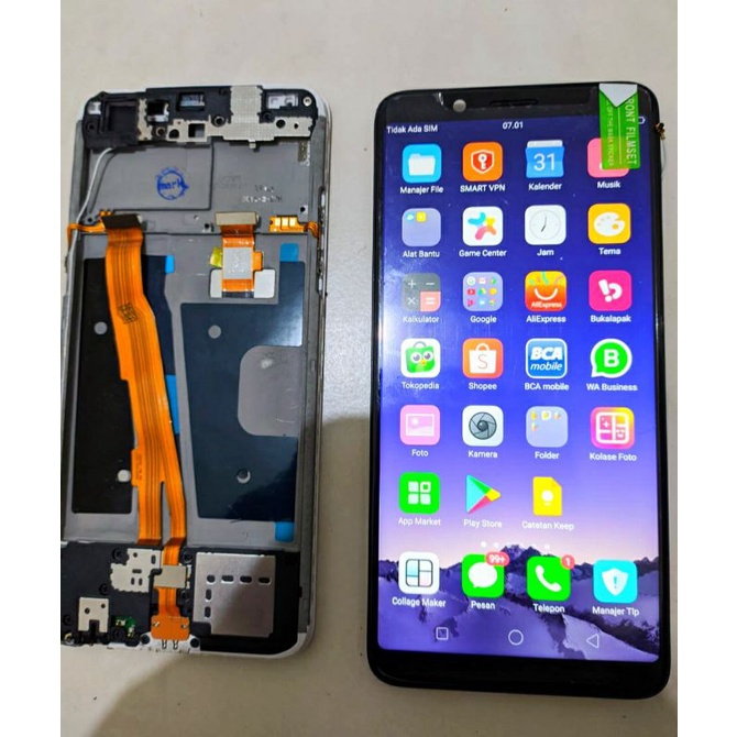Jual LCD OPPO F5 FULLSET FRAME ORIGINAL COPOTAN 100% TESTED | Shopee ...