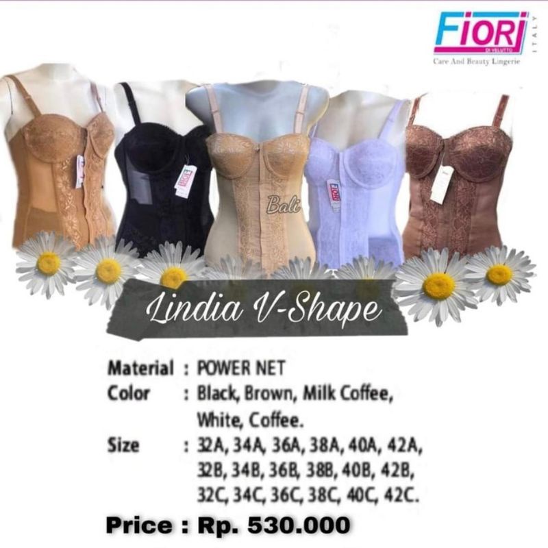 Jual Longtorso fiori lindia v shape original | Shopee Indonesia