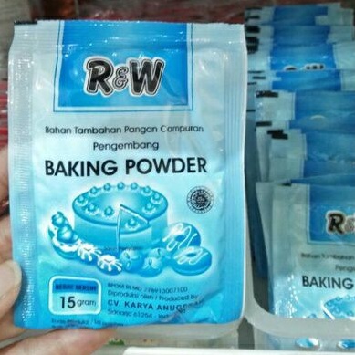 Jual Halal !! R&W Baking Powder 15 gr/Pengembang/Cake/Roti/Bolu ...