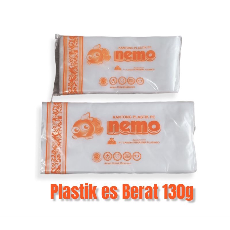 Jual kantong Plastik es batu nemo ukuran 10x20-20x35 | Shopee Indonesia