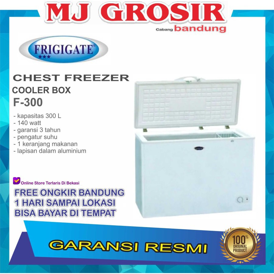 Jual FRIGIGATE F 300 CHEST FREEZER BOX 300 L LEMARI PEMBEKU 300 LITER ...
