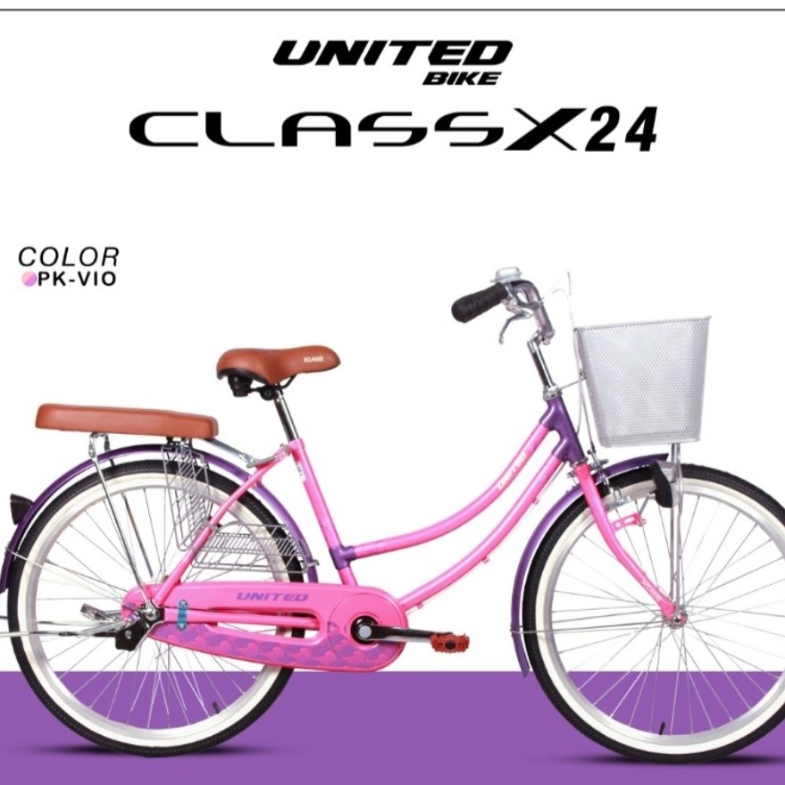 Jual Sepeda mini 24 inch united dewasa dan anak remaja city bike high ...