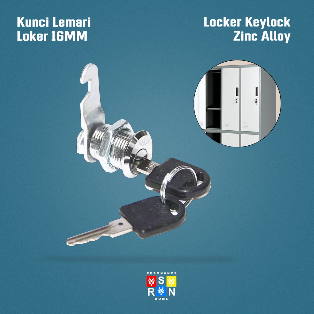 Jual Kunci Laci Lemari Loker Cam Lock 16mm / Locker Keylock Resonance Home | Shopee Indonesia