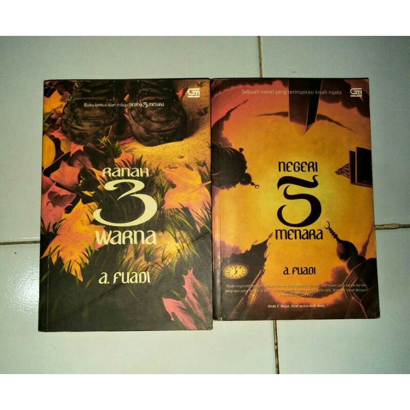 Jual NOVEL A FUADI RANAH 3 WARNA NEGERI 5 MENARA | Shopee Indonesia