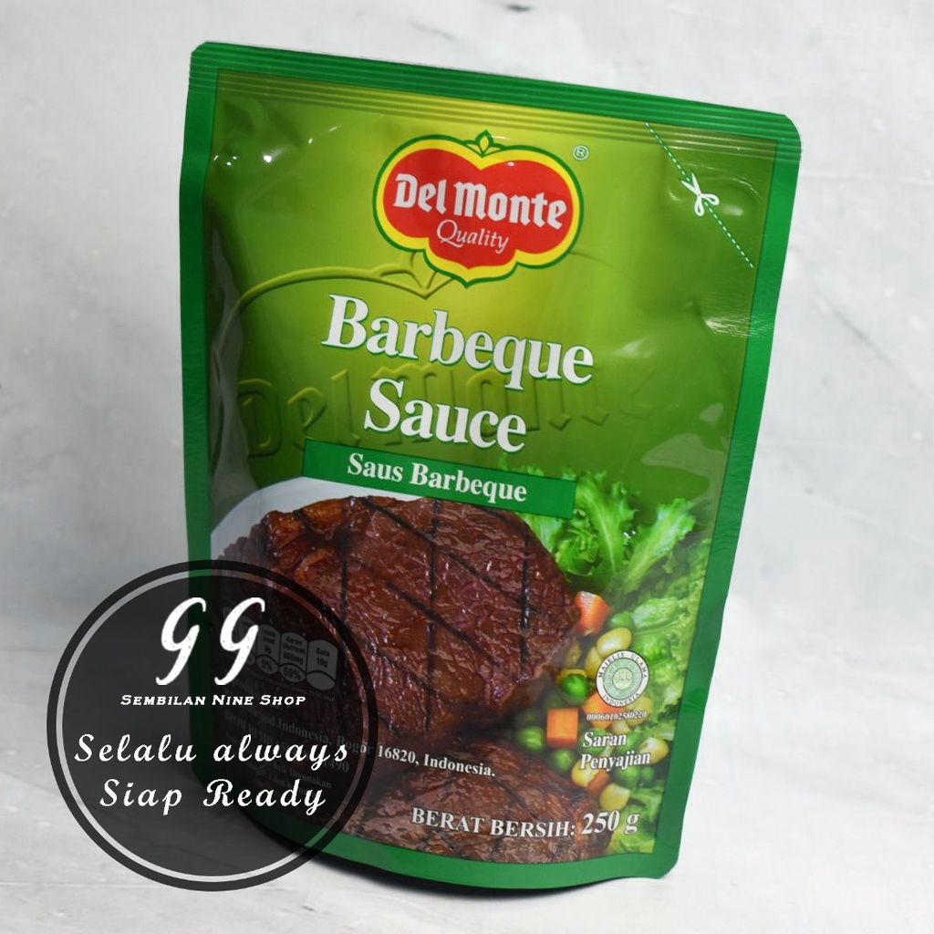 Jual Del Monte Saus BARBEQUE SAUCE 250 Gram BBQ Barbeku Barbekiu ...
