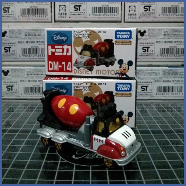 Jual KONSTRUKSI-TRUK-DIECAST- TOMICA DISNEY DM-14 JOLLY MIXER MICKEY MOUSE -DIECAST-TRUK ...