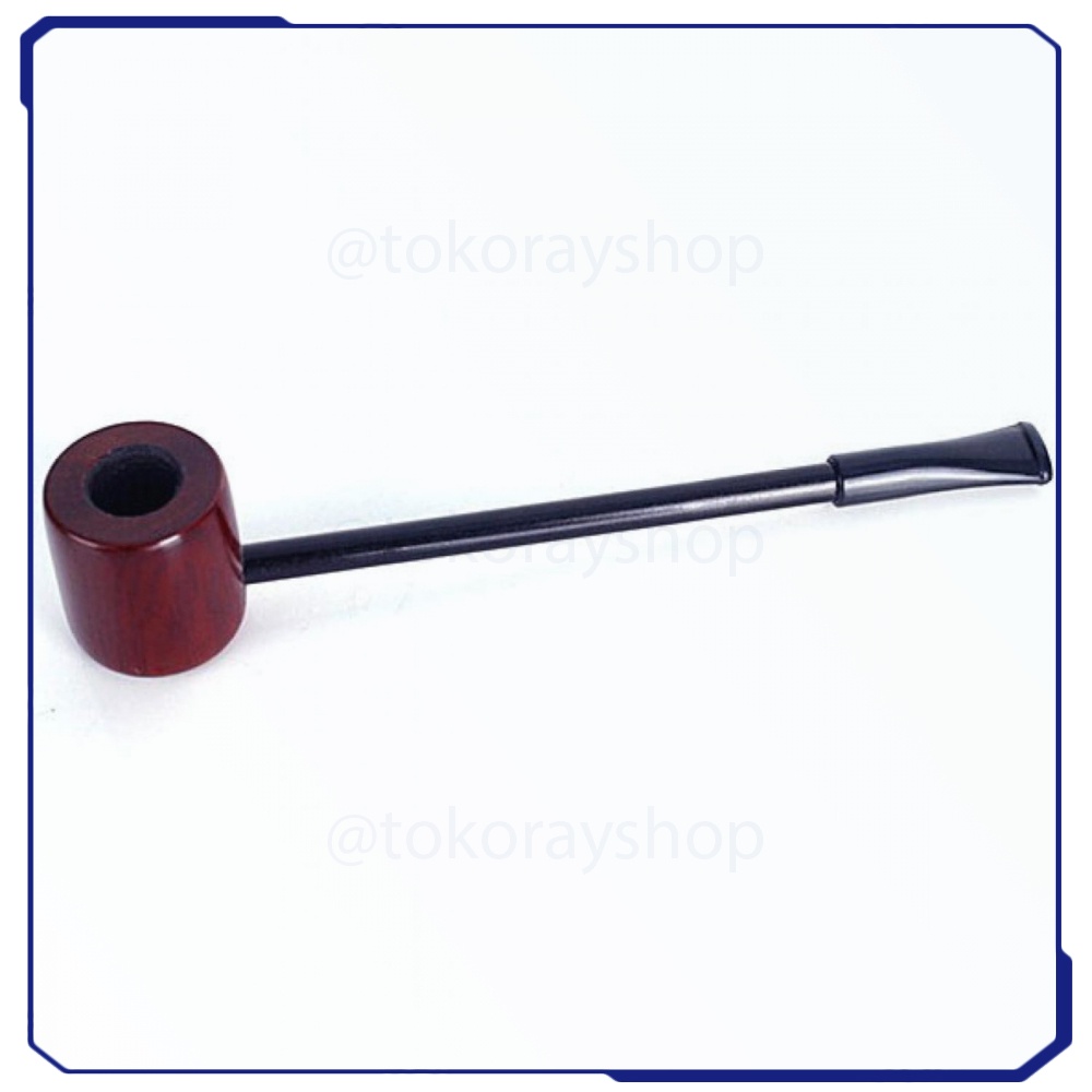 Jual Popeye Pipa Flat Smoking Pipes Mahogany Wood - WD-051 | Shopee Indonesia