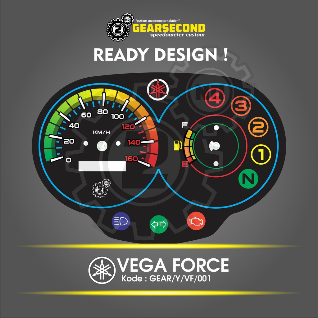 Jual Panel Speedometer Custom Yamaha Vega Force - Gearsecond ...