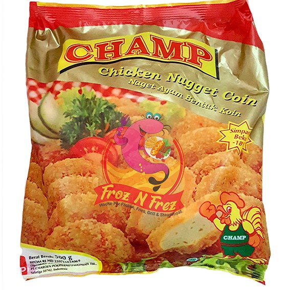 Jual CHAMP Chicken Nugget Coin 500 Gram | Shopee Indonesia