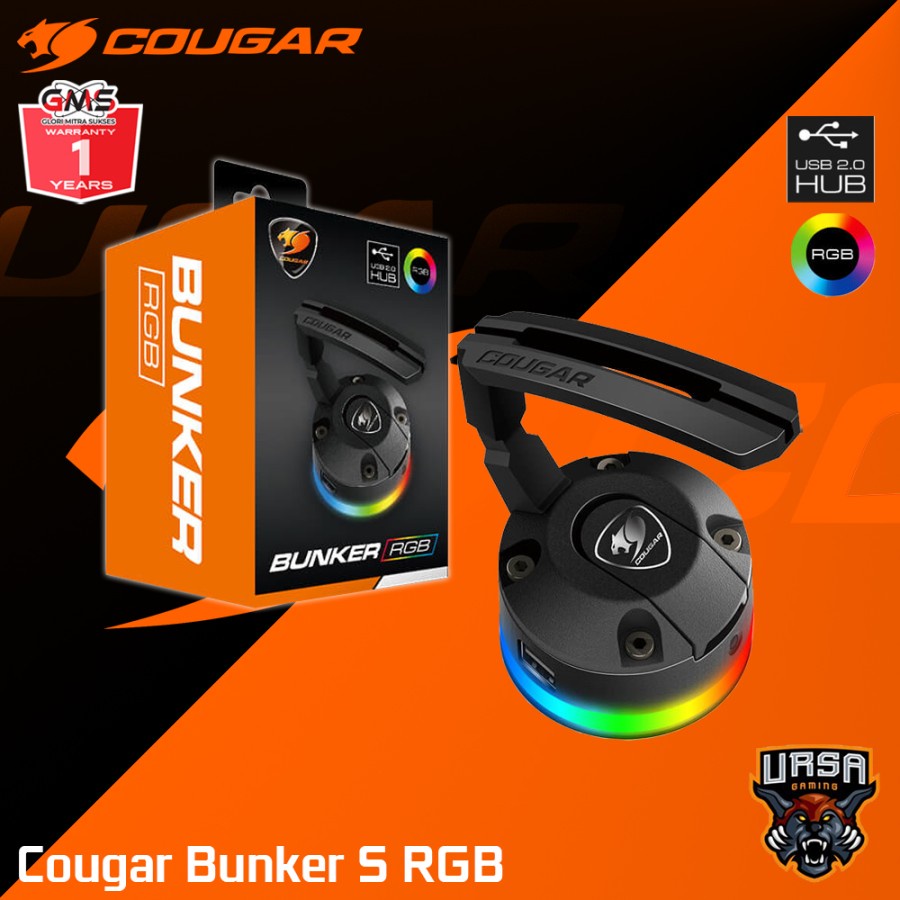 Jual Mouse Bungee Cougar Bunker RGB | USB 2.0 | Cable Management Device ...