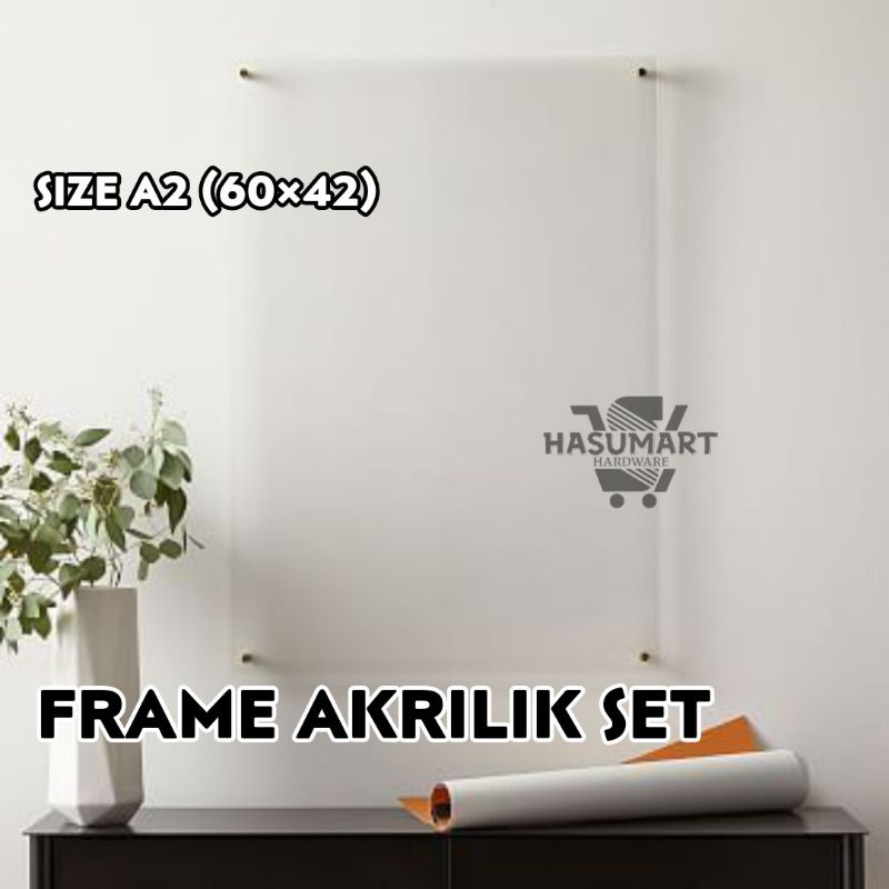 Jual Frame Akrilik A2+ Untuk Papan Iklan, Poster, Foto, Lampu Neon ...