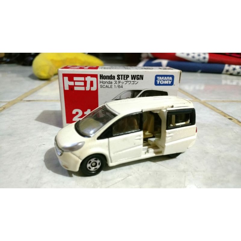 Jual Diecast Takara Tomy-Tomy-Tomica No 21 Honda Stepwgn-Step Wgn-Stepwagon-Step Wagon Putih Not ...