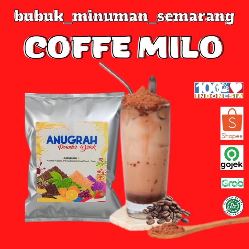 Jual Bubuk Minuman Coffe Milo Kopi Milo Reguler Kemasan 1 kg | Shopee ...