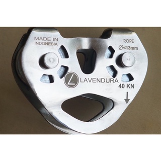 Jual Lavendura pulley tandem 40Kn 40 Kn 4000 kg katrol dobel pulley fix ...