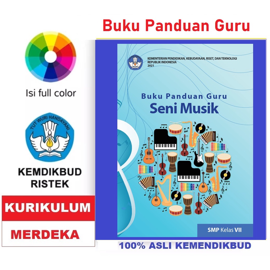 Jual Buku Panduan Guru Seni Musik SMP Kelas 7 Kurikulum Merdeka Kemendikbud 2022 | Shopee Indonesia