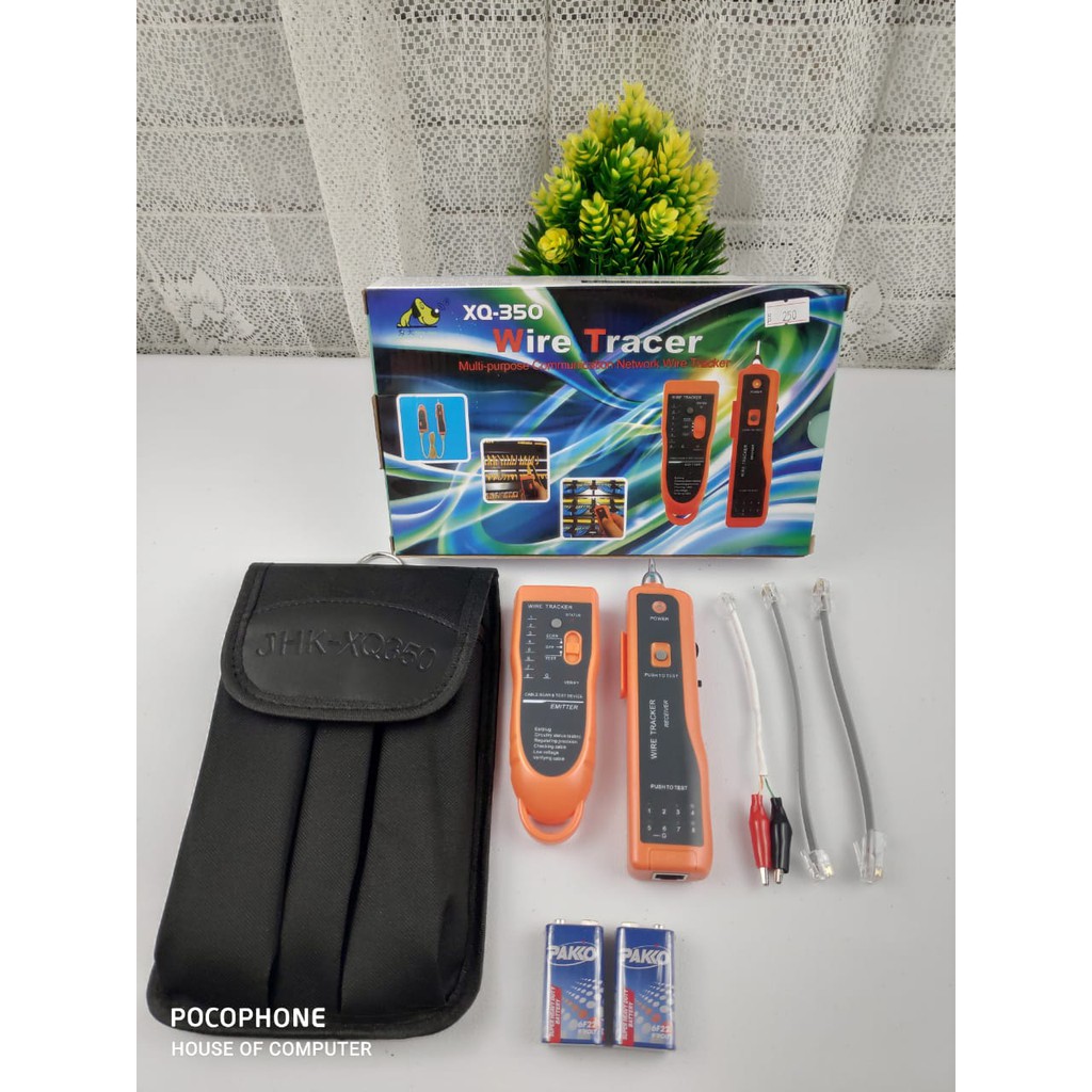 Jual wire tracker XQ-350 / lan tester / kabel tester network rj45 ...