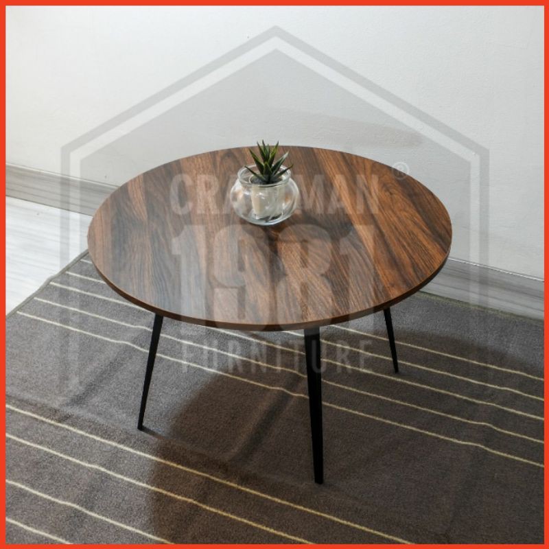 Jual (Diameter 60cm Tinggi 40) Meja Kecil Minimalis Bulat - Meja ...