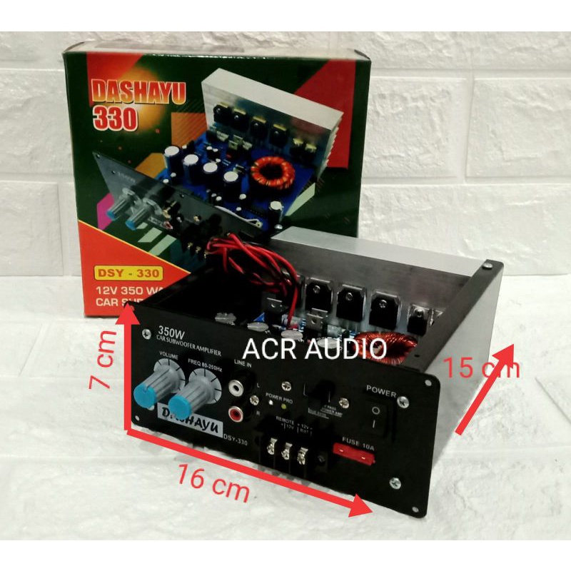 Jual Kit basstube monoblock power kit Bass Master DASHAYU DSY-330 Asli toshiba 330 watt | Shopee ...