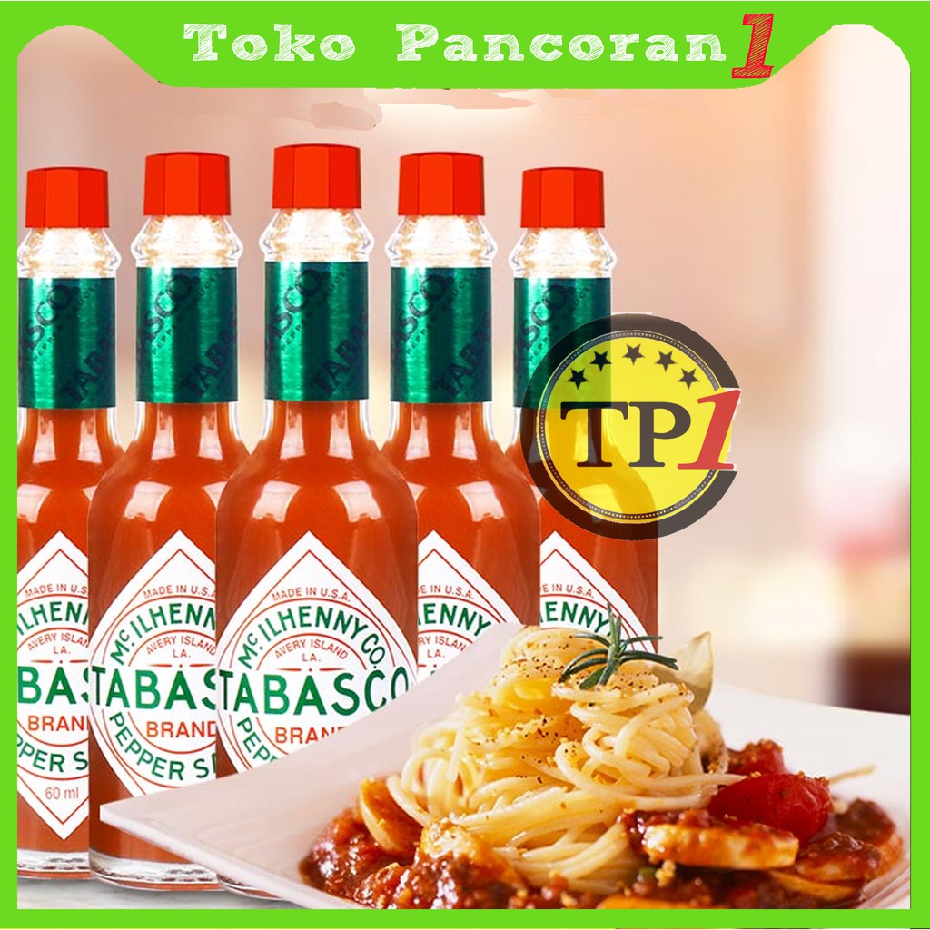 Jual Tabasco Papper Sauce 60 ml / McILHENNY / Tobasco Red Papper / Saus ...