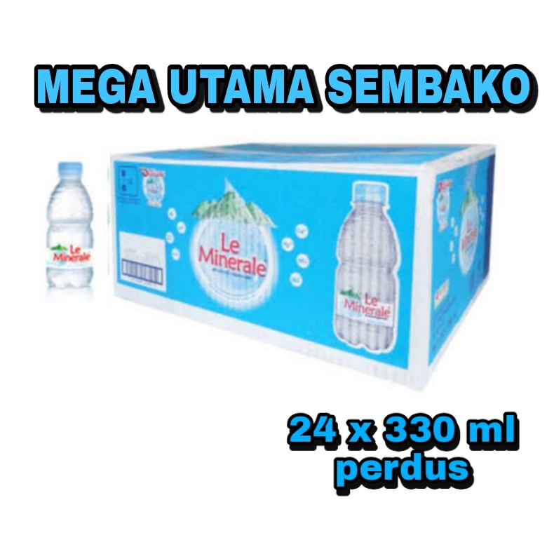 Jual le minerale/Cleo/aqua 330 ml x 24 pcs per dus | Shopee Indonesia