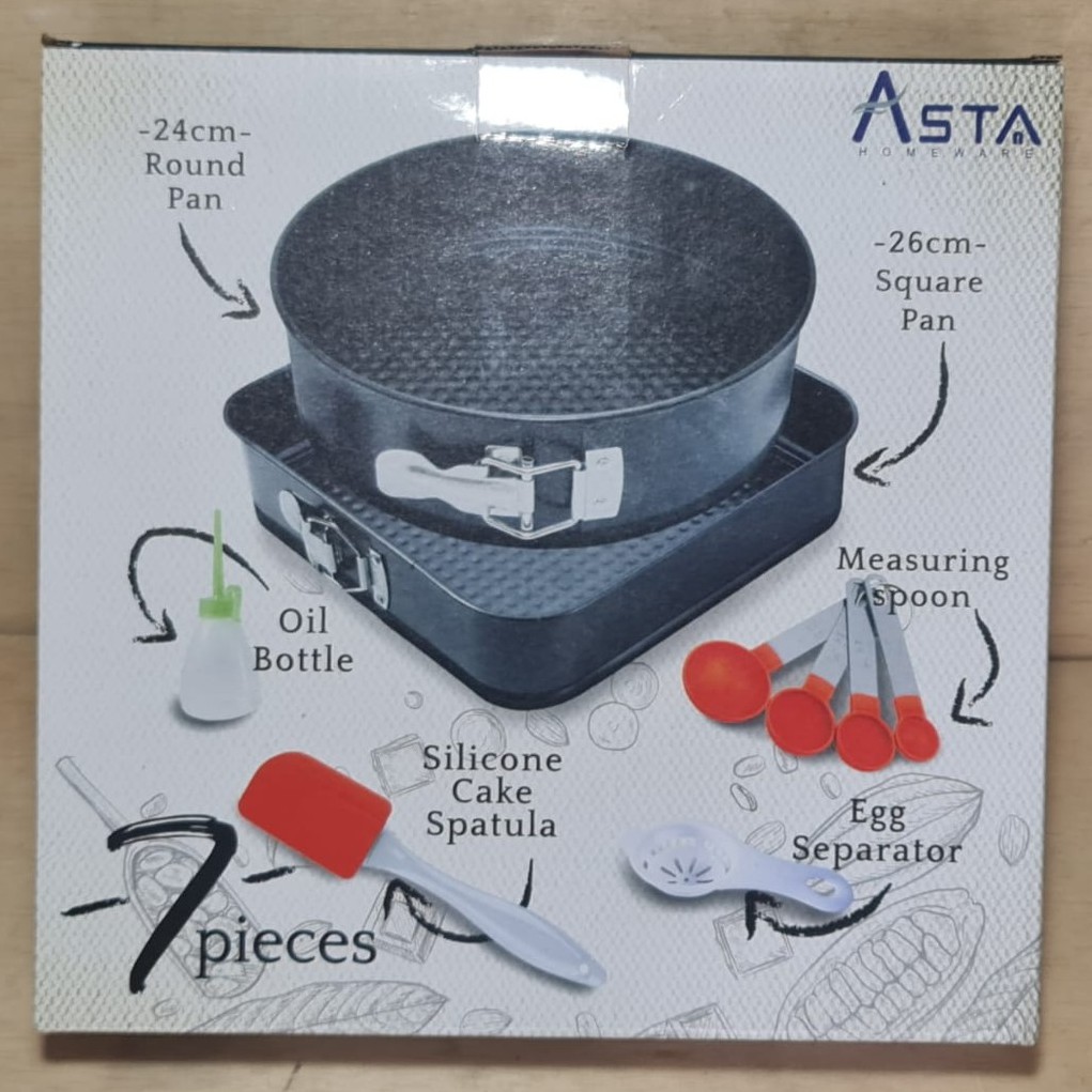 Jual Loyang Bongkar Pasang Spring Form Set Asta Bakeware 7 pcs | Shopee ...