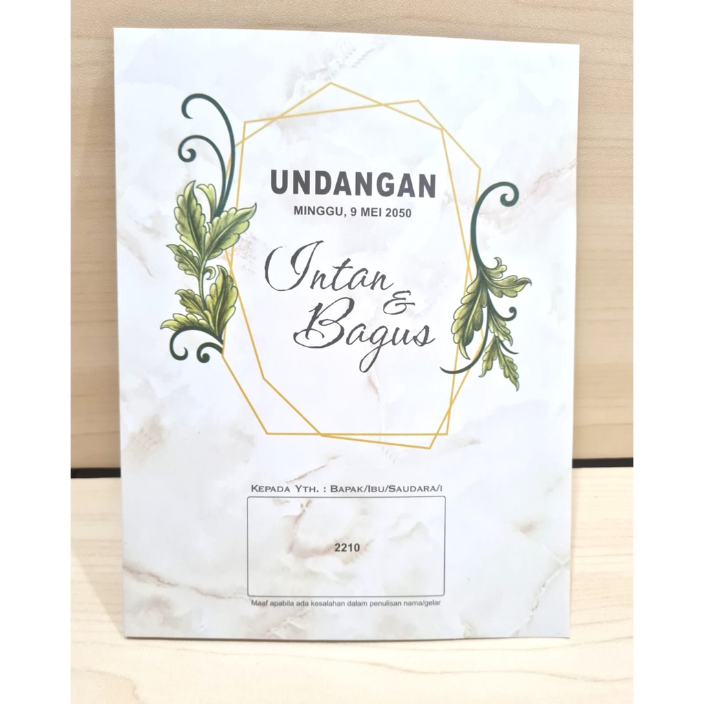 Jual Undangan Blangko ERBA 2210 | Shopee Indonesia