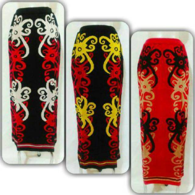 Jual Rok rajut batik kalimantan R-011 | Shopee Indonesia