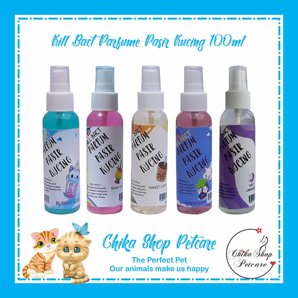 Jual KILL BACT PARFUME PASIR KUCING 100ML ANTI SERANGGA | Shopee Indonesia