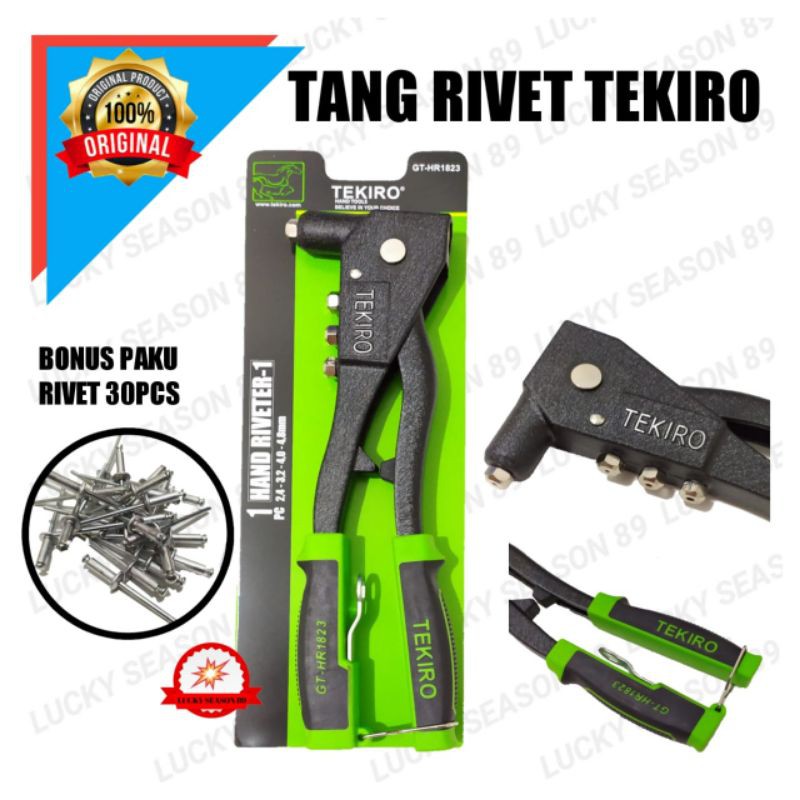 Jual Tang Rivet 2.4mm-4.8mm bonus paku | Shopee Indonesia