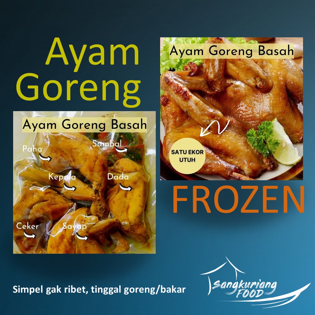 Jual Ayam Goreng Frozen 1 Ekor | Shopee Indonesia