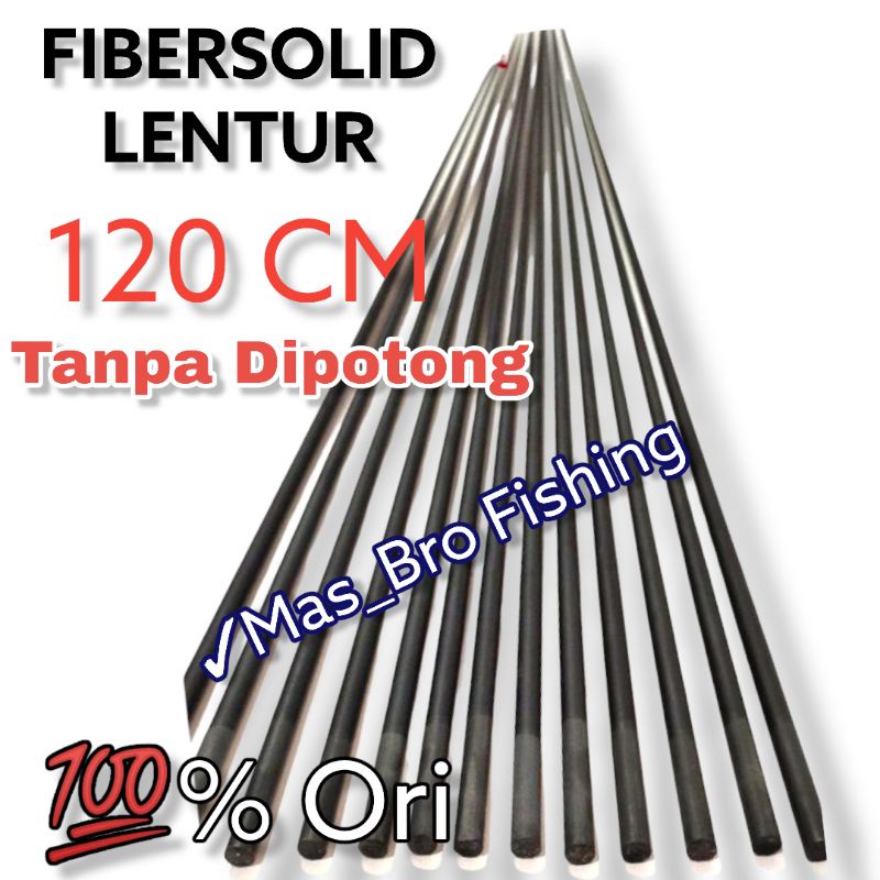 Jual BAHAN BLANK JORAN FIBER SOLID ACTION LENTUR KUAT PANJANG 120 CM ...