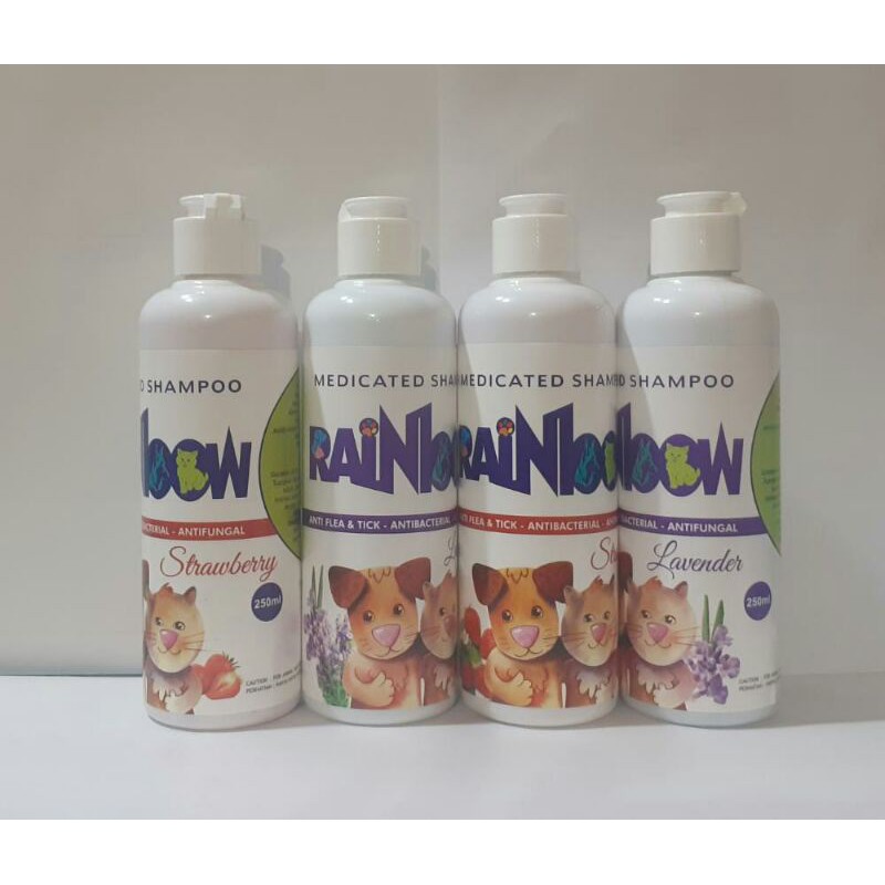 Jual Shampoo Anti Kutu,Anti Jamur Untuk Kucing & Anjing - Rainbow 250ml ...