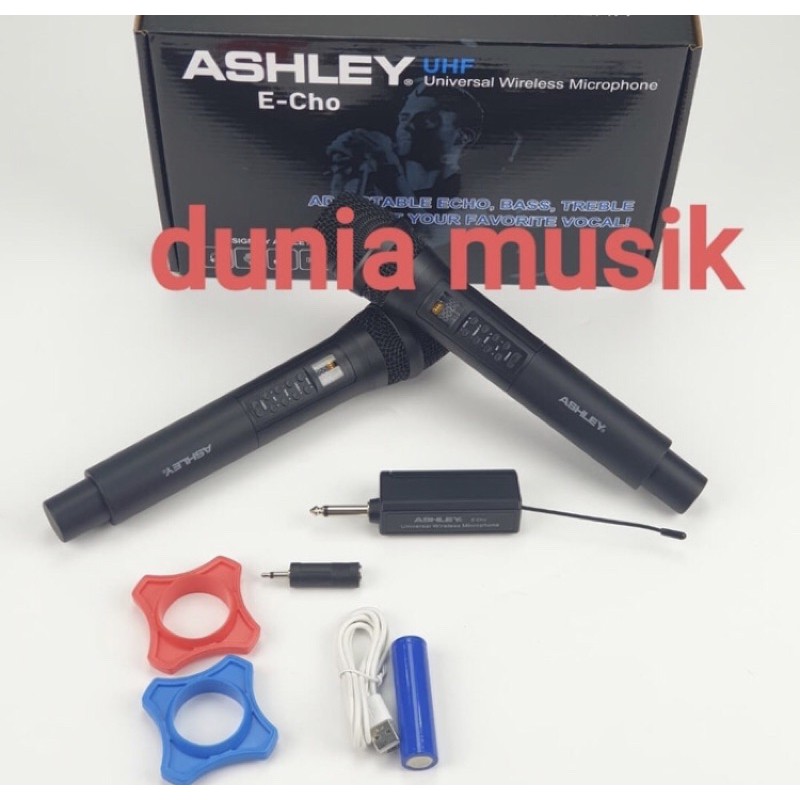 Jual Mic Wireless Ashley Echo E Cho E Cho Pri Biasa Atur Echo Bass