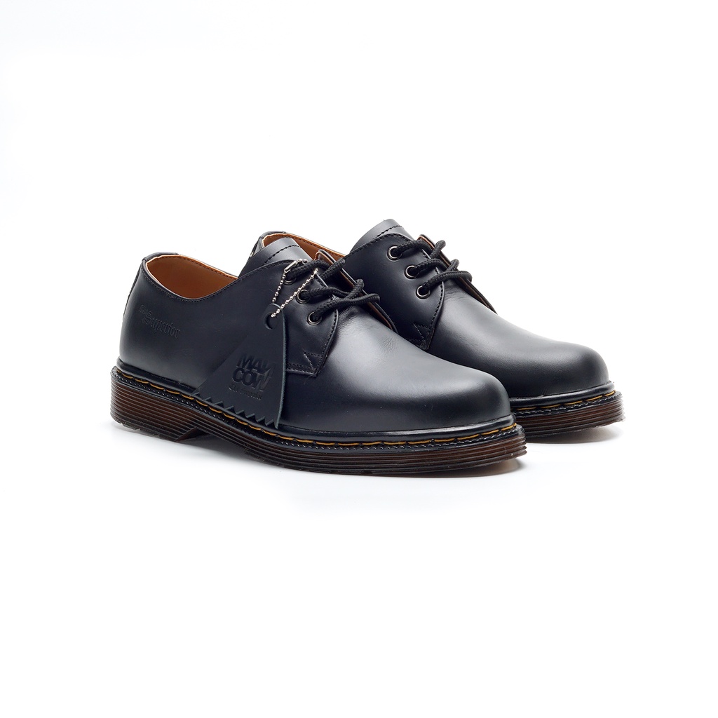 Jual Mancow Low Boots Hitam Sepatu Formal Pria Wanita Original Kulit ...