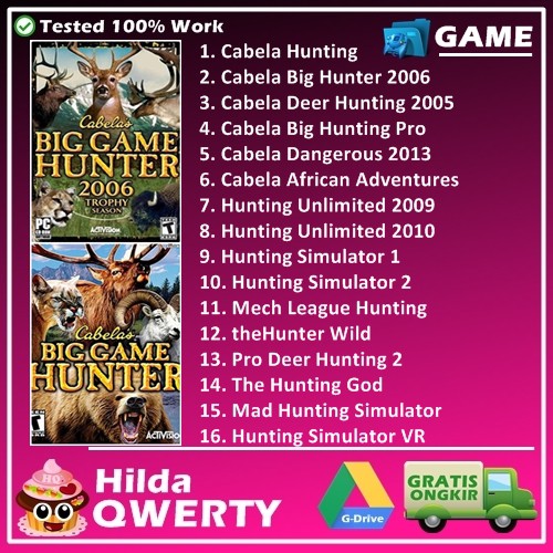 Jual Cabela Hunting Game Paket Lengkap SEMUA SERI untuk PC Laptop | Shopee Indonesia