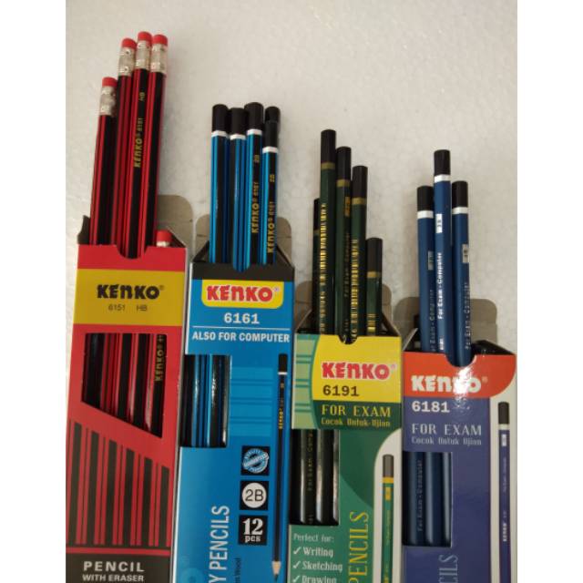 Jual Pensil Kayu/ Pencil 2B Kenko | Shopee Indonesia