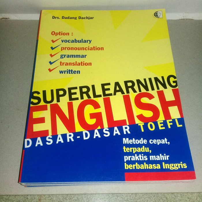 Jual superlearning ENGLISH Dasar-Dasar Toefl. | Shopee Indonesia