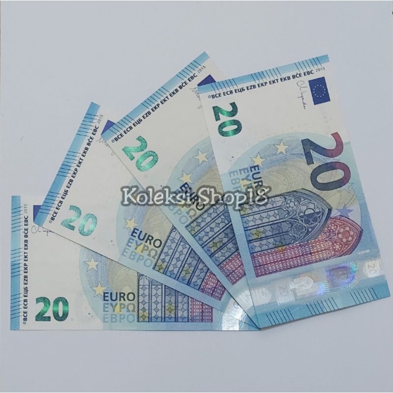 Jual Koleksi Euro Eropa Pecahan 20 Euro | Shopee Indonesia