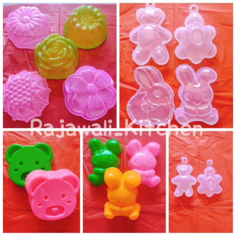 Jual Cetakan Puding Bento Nasi Bunga Mawar Kelinci Panda Kura Kura ...