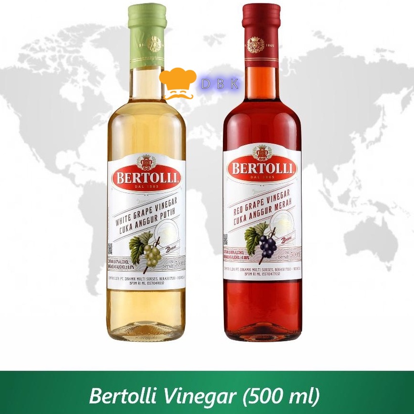 Jual Bertolli Cuka Anggur 500ml Grape Vinnegar Sertifikasi Halal ...