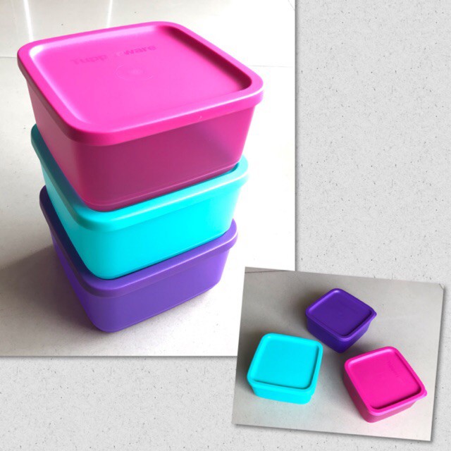 Jual PROMO Tupperware Small Summer Fresh 2pcs - Kotak Makan Serbaguna ...