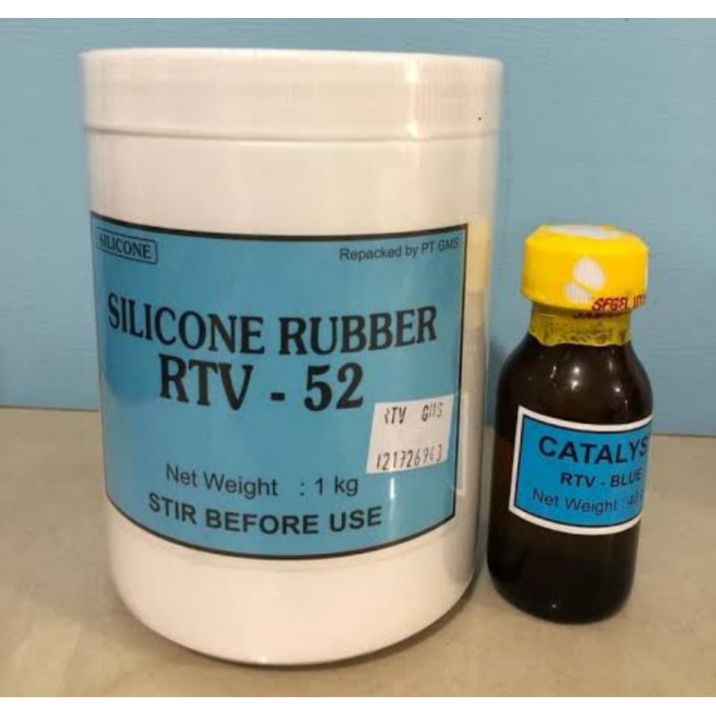 Jual 1kg Silicon Rubber RTV-52 (1Paket katalis) | Shopee Indonesia